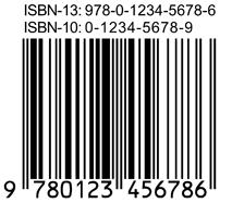 ISBN Barcode Styles