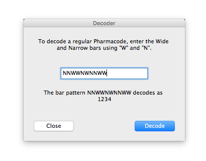Pharmacoder - Laetus/Pharmacode barcodes for Pharmaceutical Packaging